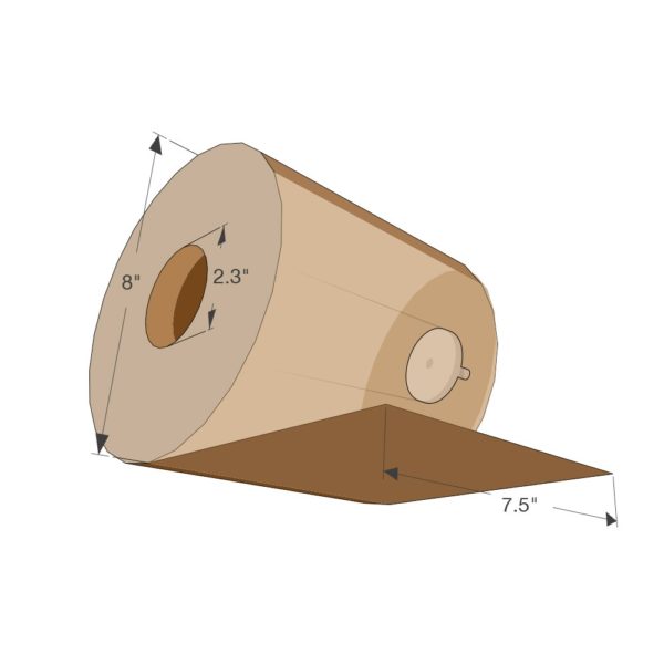Merfin® Exclusive Natural Roll Towel 800ft - SKU 7850N - NPS Holdings LLC